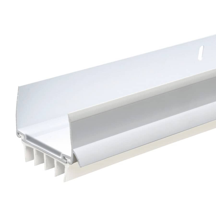 CLIMALOC 1-5/8" x 3' White Vinyl U Door Sweep | Home Hardware