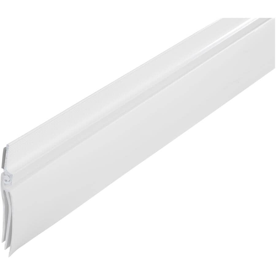 CLIMALOC 3' White Aluminum/Vinyl Door Sweep | Home Hardware