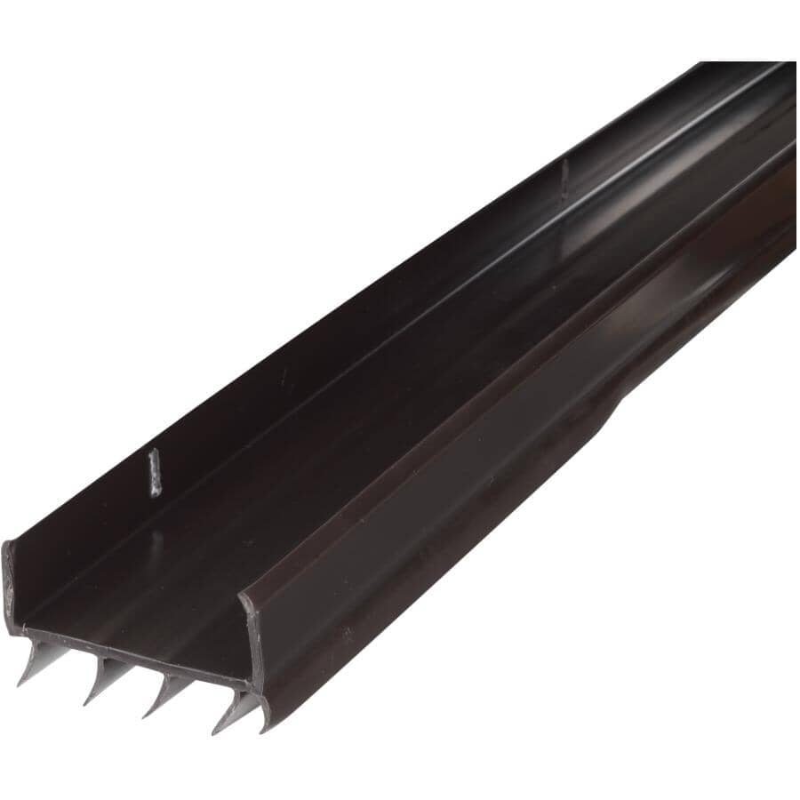 CLIMALOC 3' Black Vinyl U Door Sweep | Home Hardware