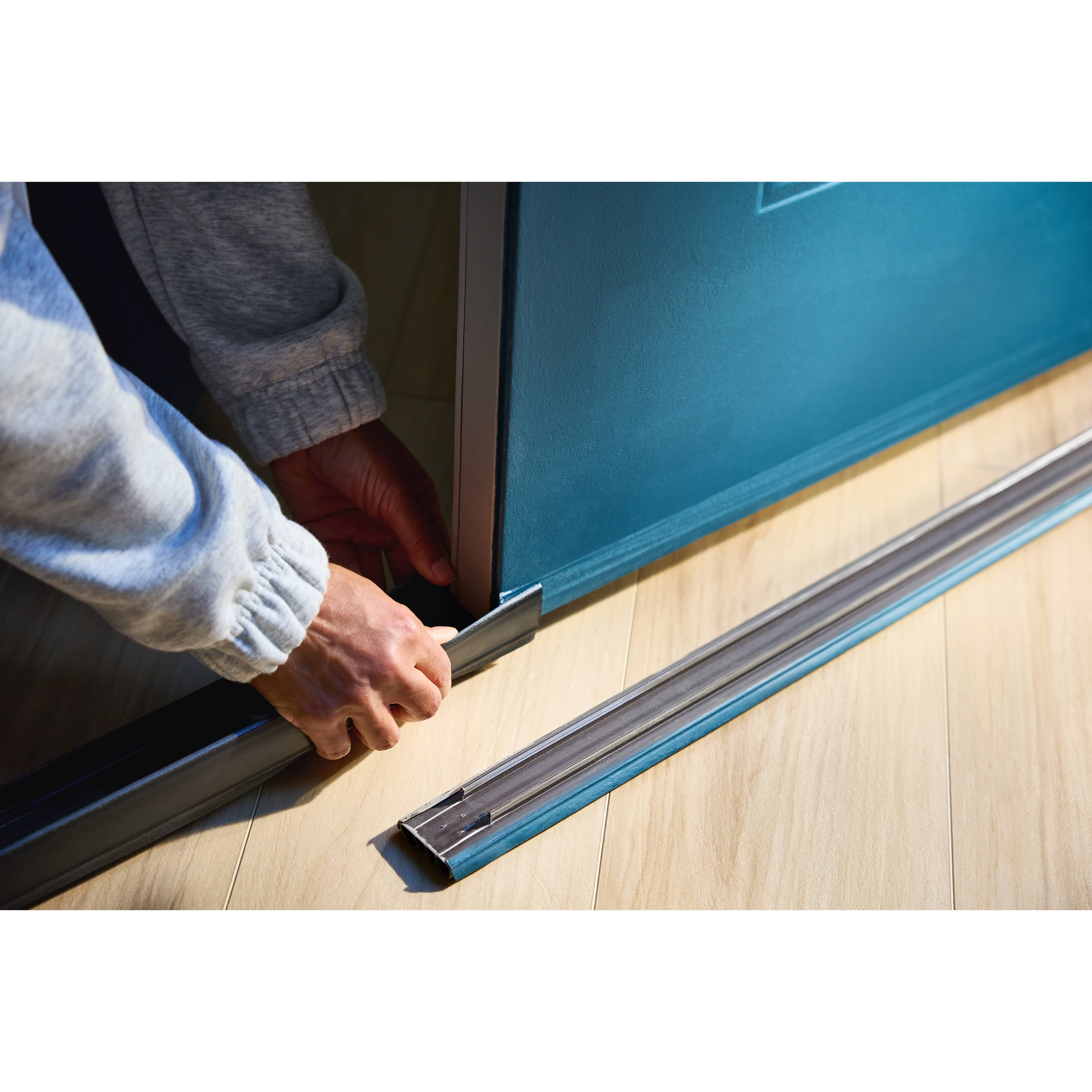 CLIMALOC 3' Black Vinyl U Door Sweep | Home Hardware