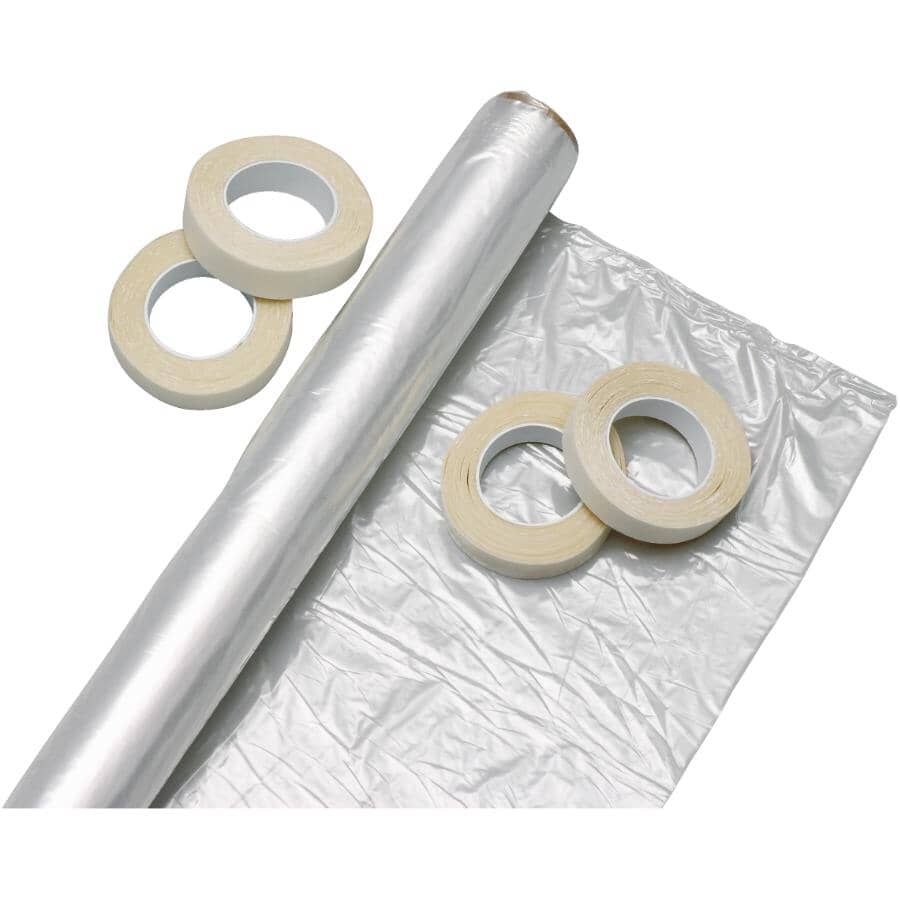CLIMALOC 64" x 25' Clear Insulation Window Kit | Home Hardware