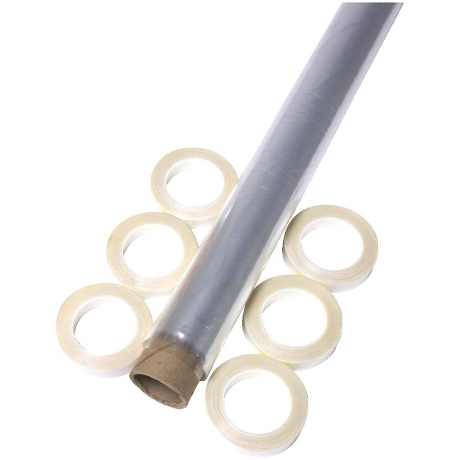 CLIMALOC 84" x 25' Clear Insulation Window Kit | Home Hardware