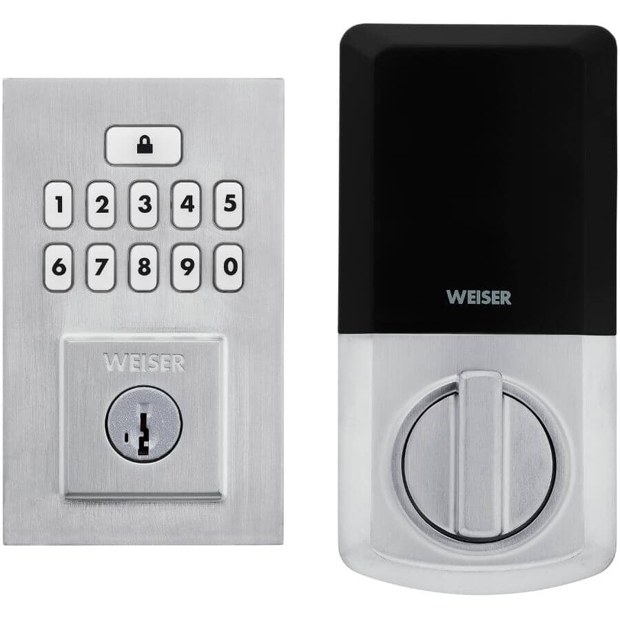 WEISER LOCK Contemporary SmartCode Electronic Keypad Deadbolt | Home ...