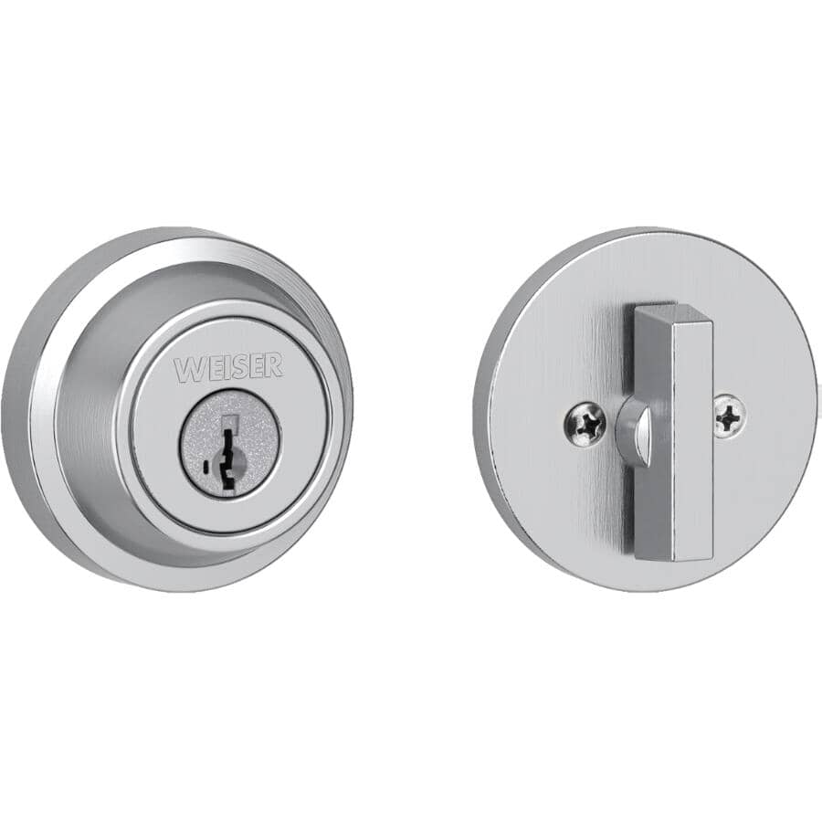 WEISER LOCK Round Single Cylinder Deadbolt Lock | Home Hardware