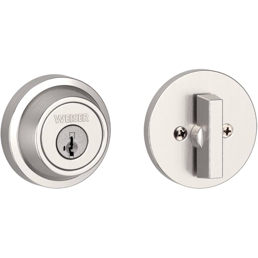 WEISER LOCK Round Single Cylinder Deadbolt Lock | Home Hardware