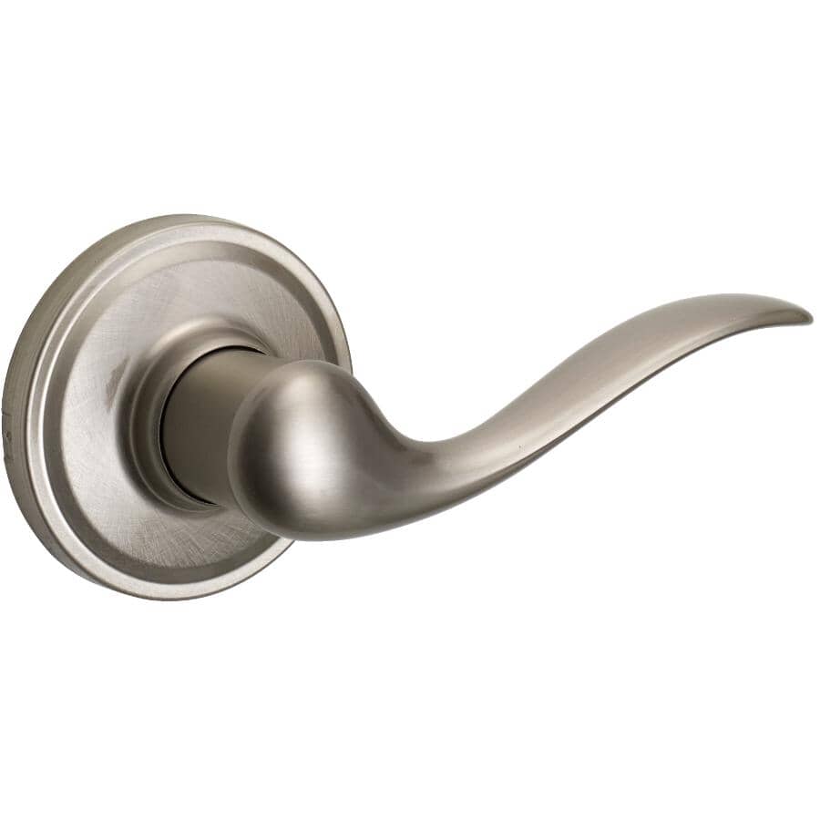WEISER LOCK Satin Nickel Toluca Passage Door Leverset | Home Hardware