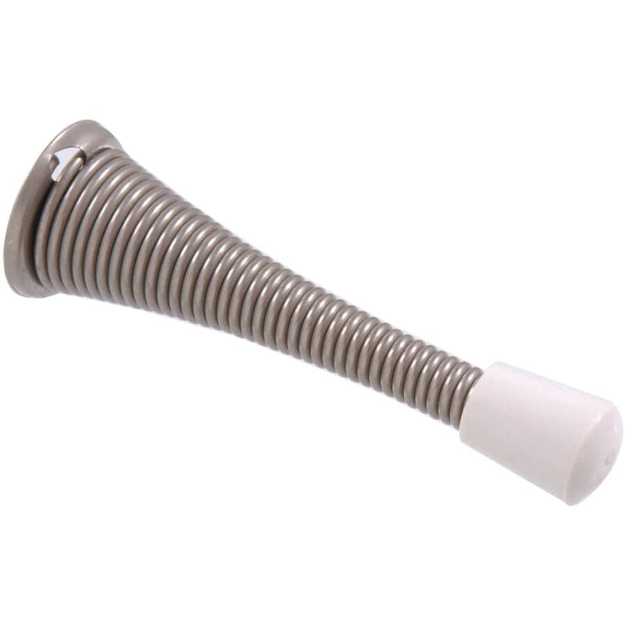 HILLMAN 2 Pack 3" Satin Nickel Spring Door Stop | Home Hardware