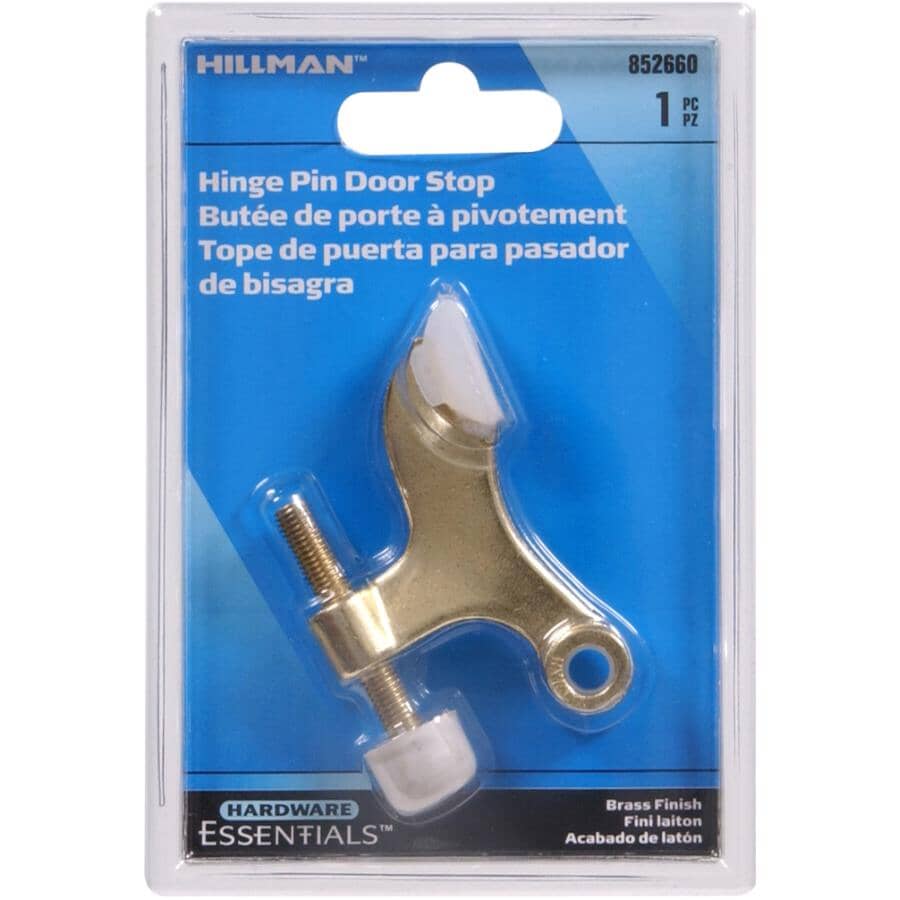 HILLMAN Brass Hinge Pin Door Stop | Home Hardware