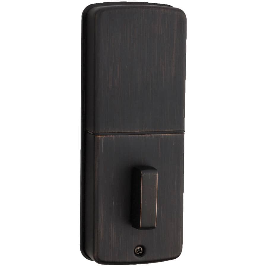 Weiser Lock Venetian Bronze Electronic Smart Key Powerbolt Deadbolt ...