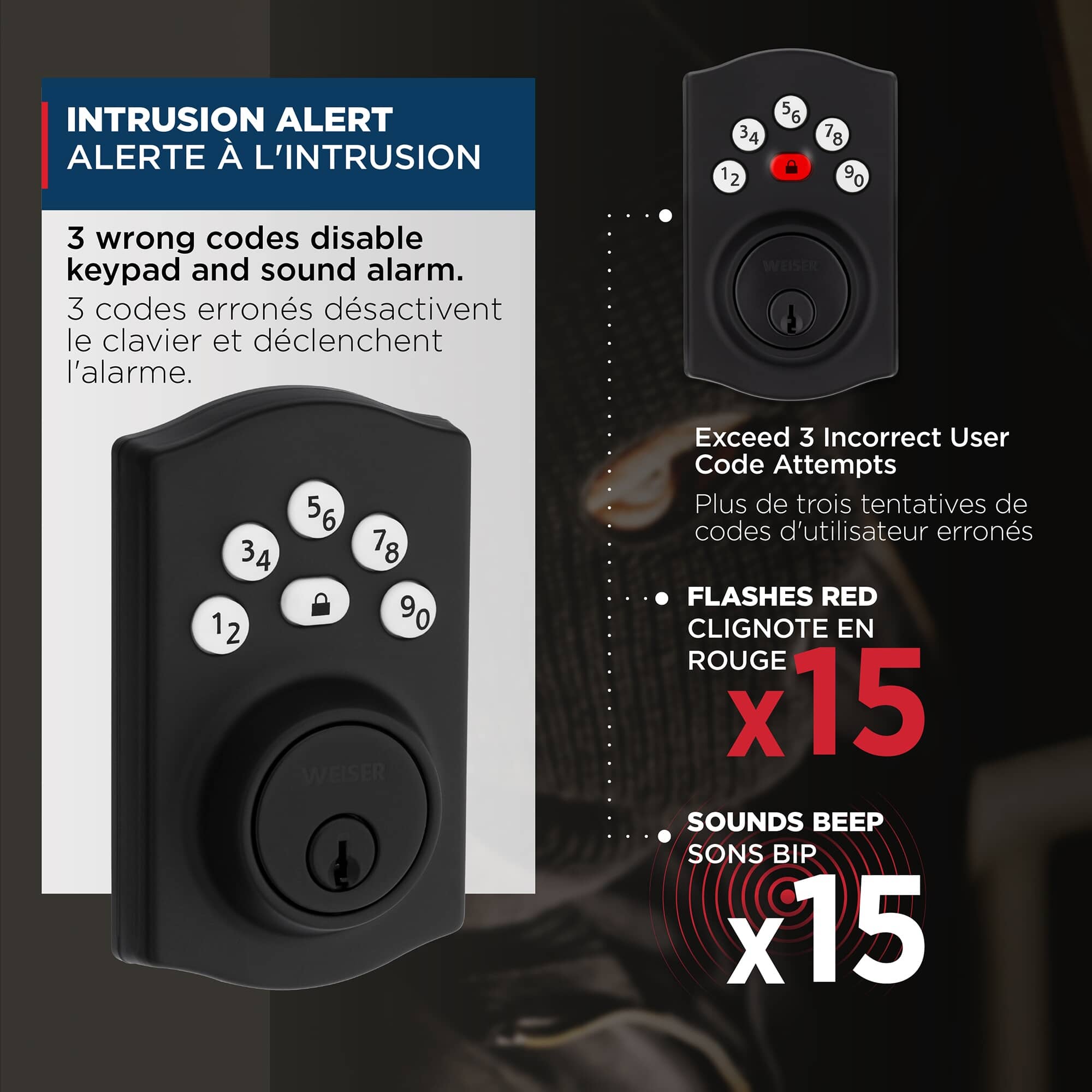 WEISER LOCK Elements Electronic Deadbolt Lock | Home Hardware
