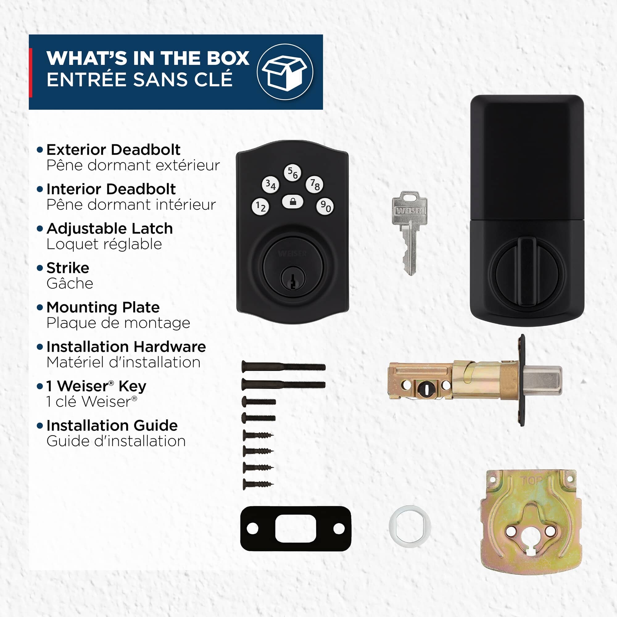 WEISER LOCK Elements Electronic Deadbolt Lock | Home Hardware