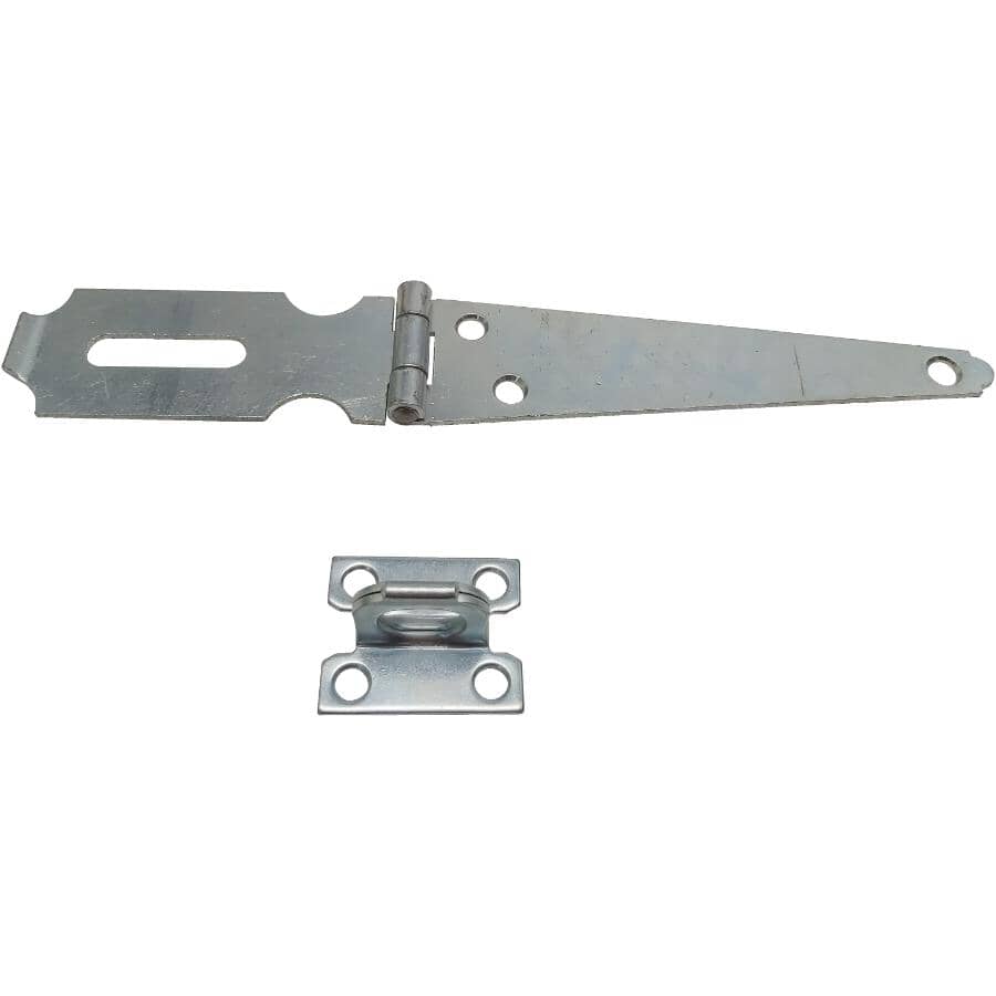 BUILDER'S HARDWARE 6" Zinc Strap Hinge Hasp | Home Hardware
