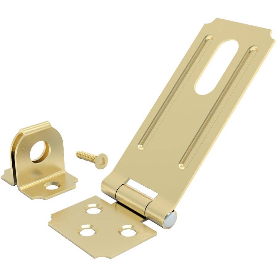 Builder'S Hardware 2-1/2" Brass Safety Hinge Hasp | Home Hardware
