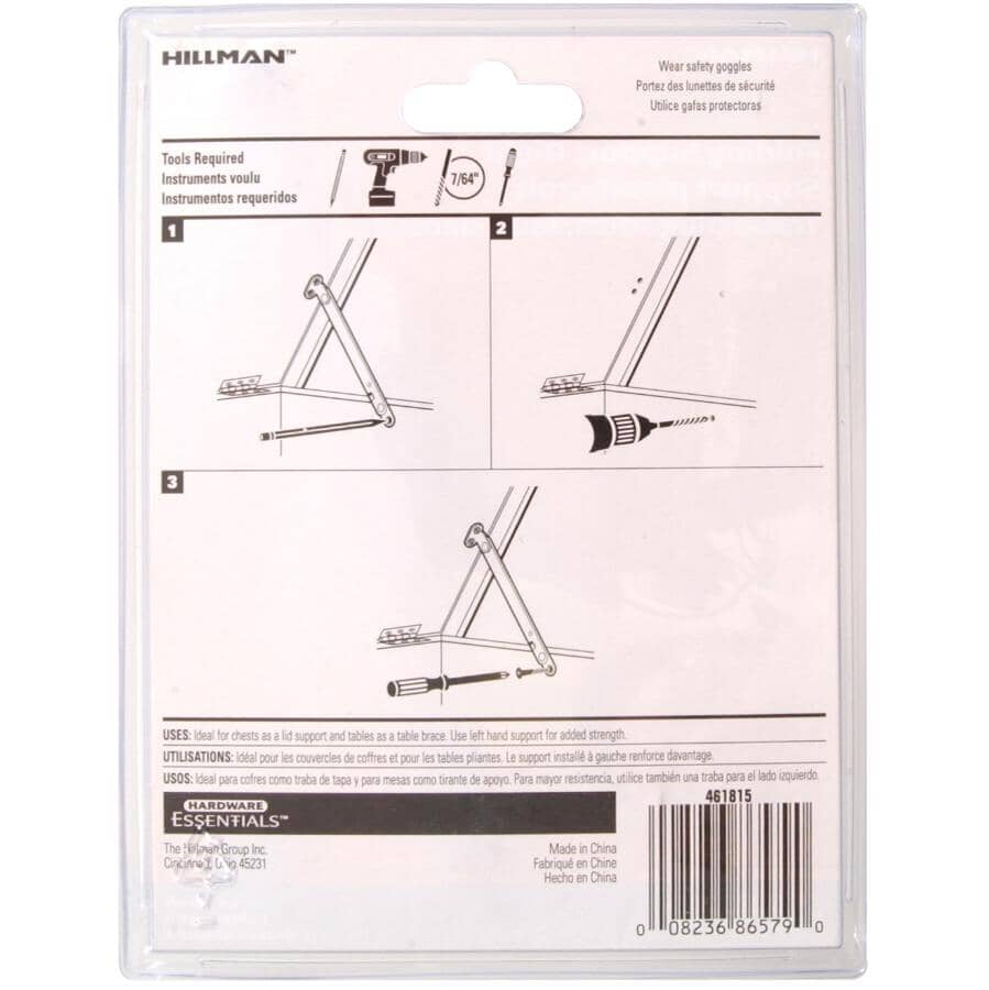 HILLMAN Right Side Folding Lid Support | Home Hardware
