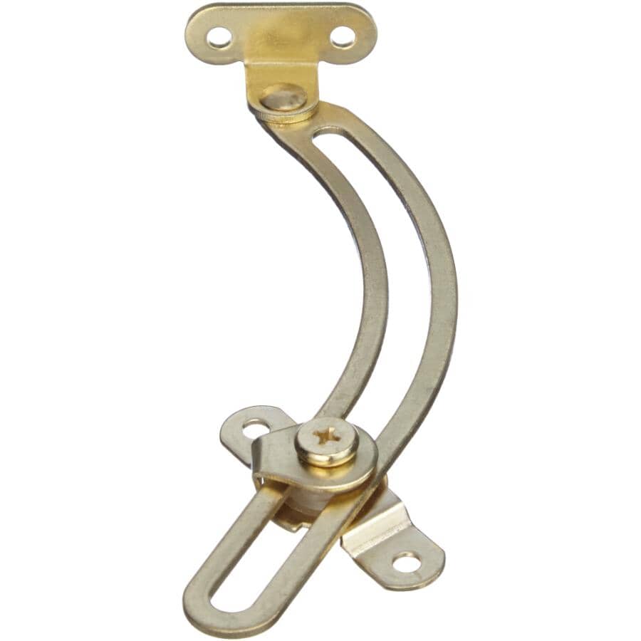 BUILDER'S HARDWARE Brass Left Side Friction Lid Support | Home Hardware