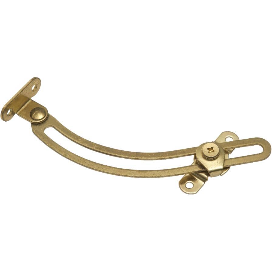 BUILDER'S HARDWARE Brass Right Side Friction Lid Support | Home Hardware