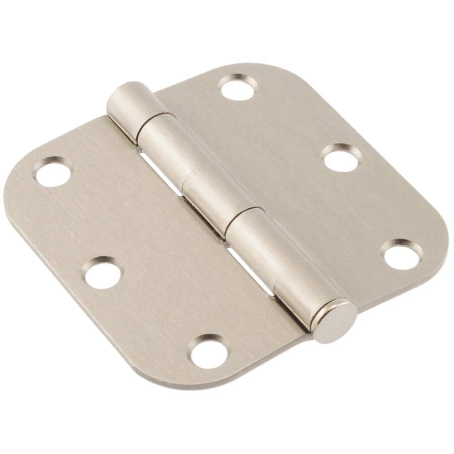 HILLMAN 12 Pack 3" x 5/8 Satin Nickel Butt Hinge with Screws | Home ...