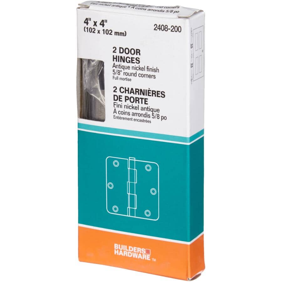 Builder'S Hardware 2 Pack 4