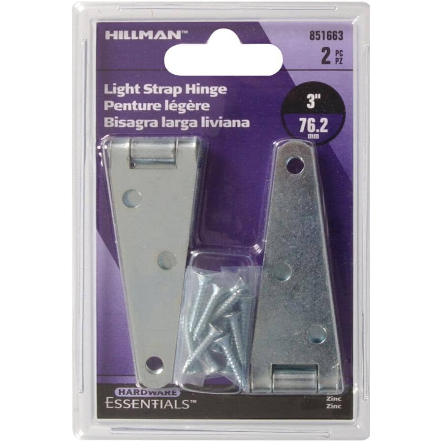 HILLMAN 3" Light Strap Hinges | Home Hardware