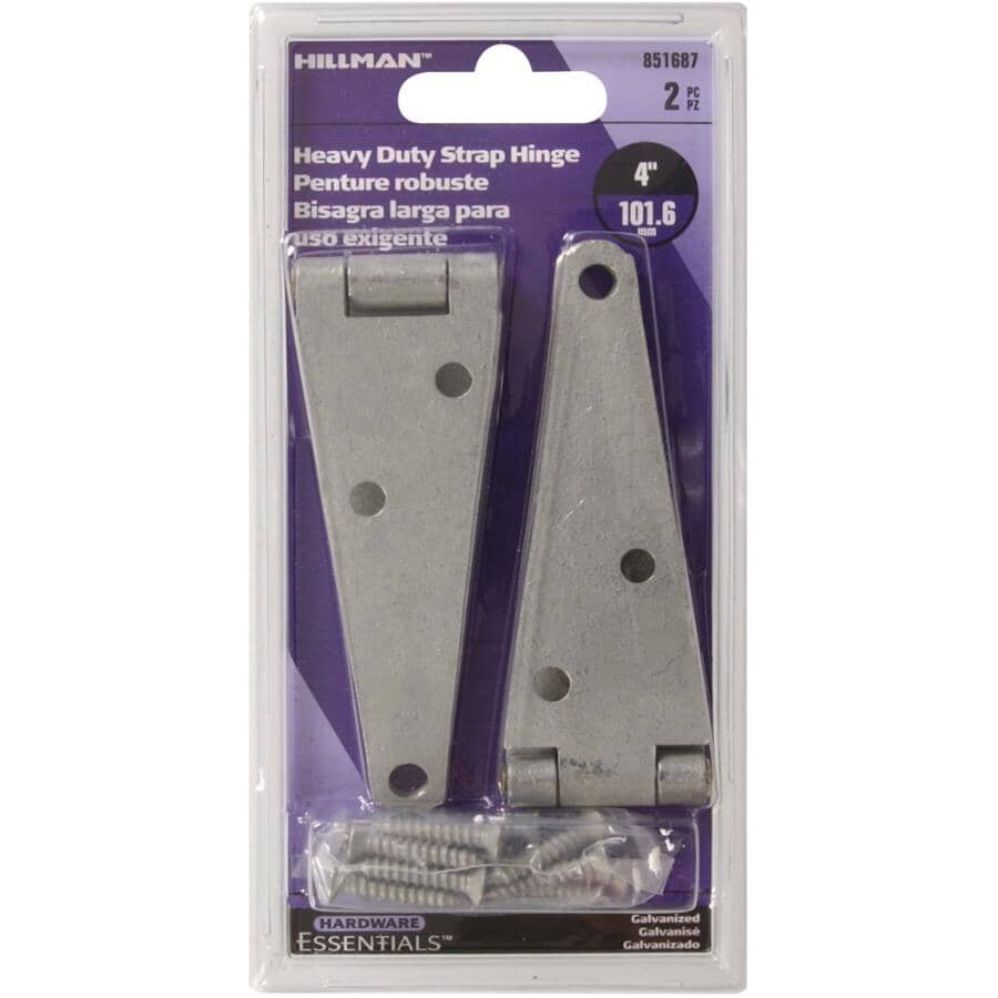 HILLMAN 4" Galvanized Heavy Duty Strap Hinge | Home Hardware