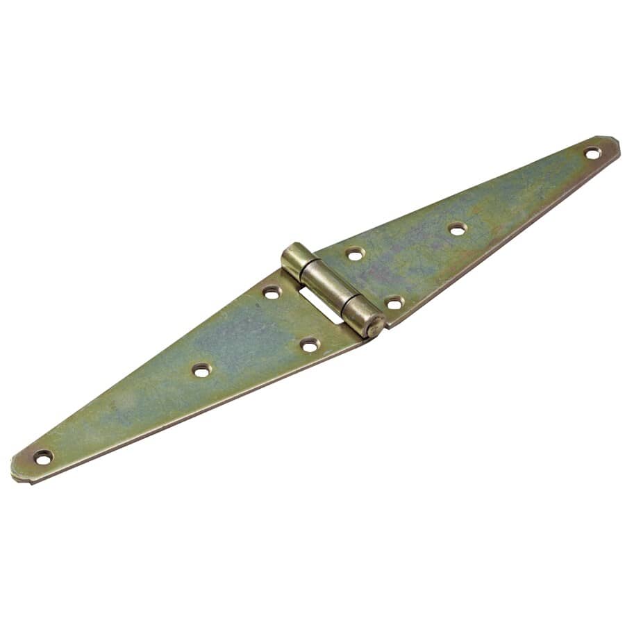 BUILDER'S HARDWARE 8" Yellow Heavy Duty Strap Hinge | Home Hardware