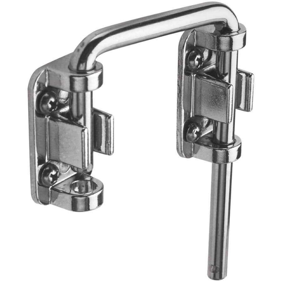 PRIME-LINE 2-1/8" Nickel Plated Loop Sliding Patio Door Lock | Home ...
