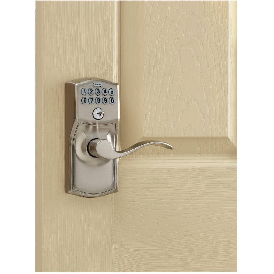 SCHLAGE LOCK Camelot Electronic Entrance Leverset & Accent Lever | Home ...