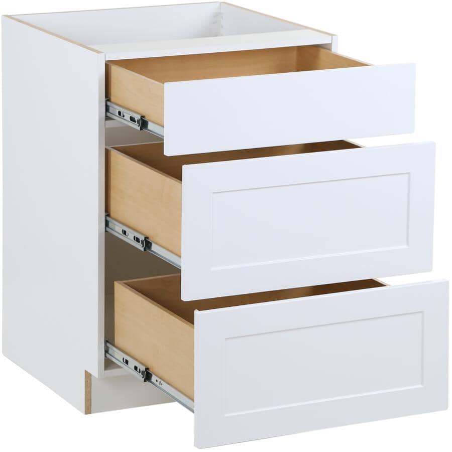 STYLE SENSE Harman Assembled 3 Drawer Bank Base | Home Hardware