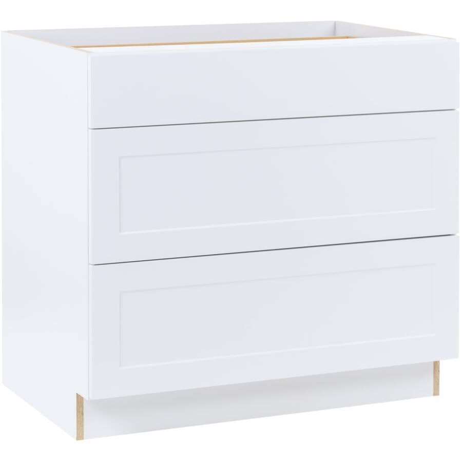 STYLE SENSE Harman Assembled 3 Drawer Bank Base | Home Hardware