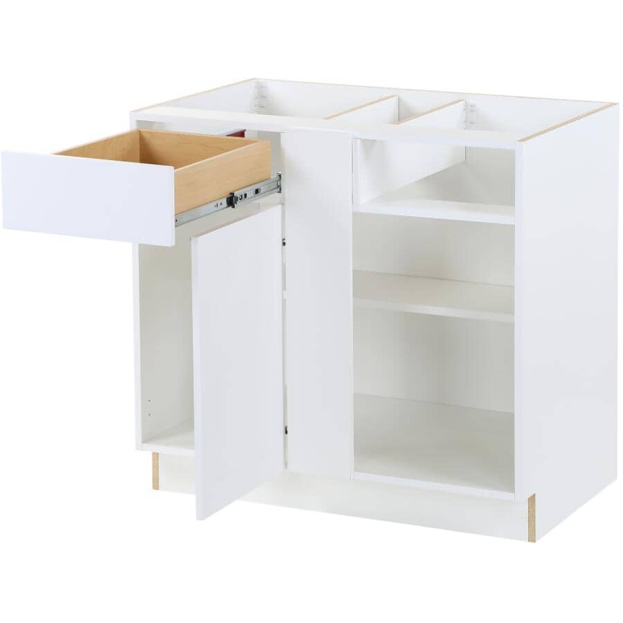 STYLE SENSE Harman 36" Blind Base Corner Cabinet with 1 Drawer | Home ...