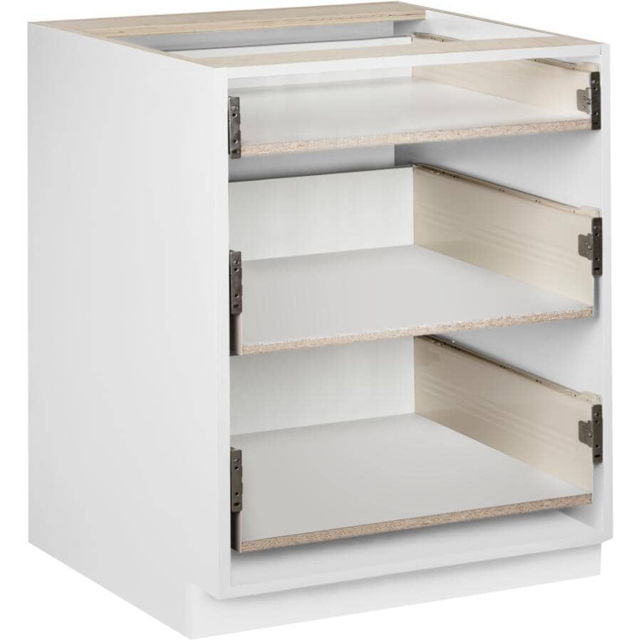 CABINET BASICS 3 Drawer Knockdown Base Cabinet | Home Hardware