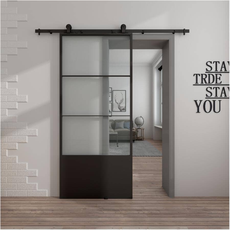 COLONIAL ELEGANCE Concorde Sliding Barn Door, with Hardware | Home Hardware