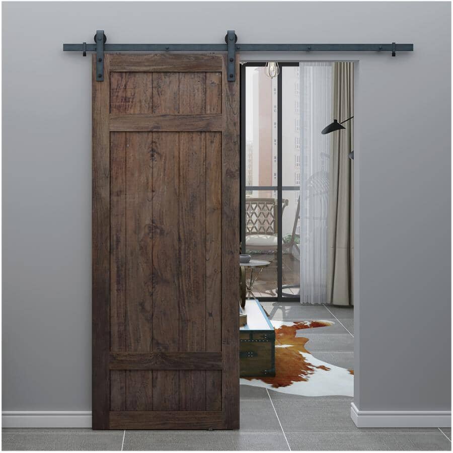 COLONIAL ELEGANCE Barrel Pine Barn Door | Home Hardware