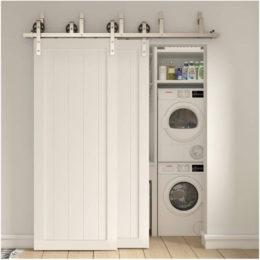 COLONIAL ELEGANCE Rustic Pine Barn Door | Home Hardware