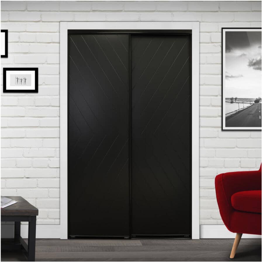 COLONIAL ELEGANCE Herringbone Sliding Closet Doors | Home Hardware