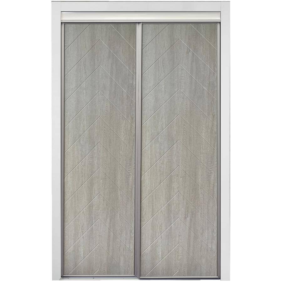 COLONIAL ELEGANCE Herringbone Sliding Closet Doors | Home Hardware