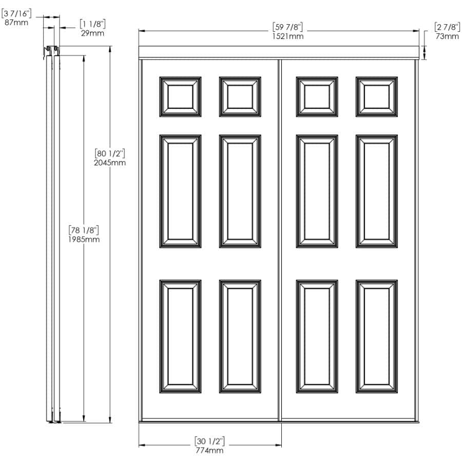 COLONIAL ELEGANCE Bostonian Sliding Door | Home Hardware