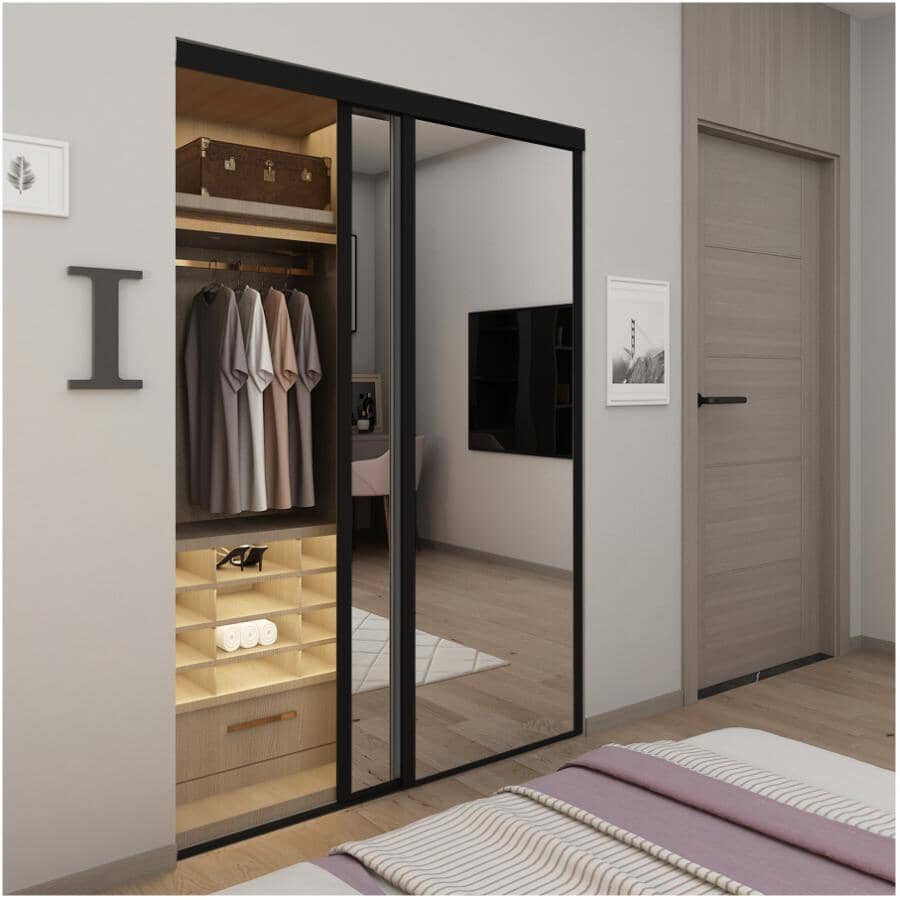 COLONIAL ELEGANCE Mirror Sliding Closet Door | Home Hardware