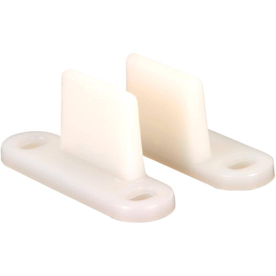 PRIME-LINE 2 Pack White Floor Door Guides | Home Hardware
