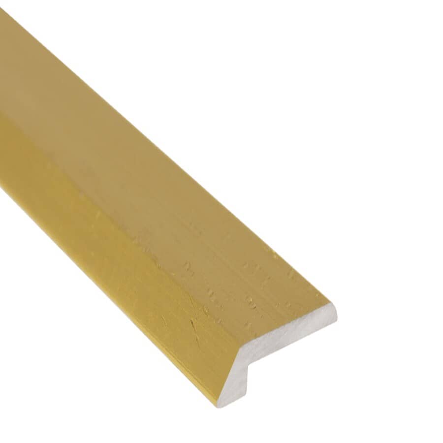 SHUR-TRIM Hammered Gold Aluminum Tile Edging | Home Hardware
