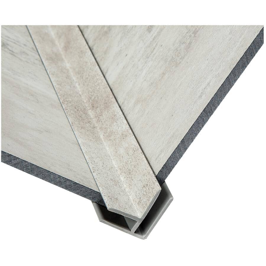 ACOUSTIC CEILING PRODUCTS Palisade Collection PVC Inside Corner Edging ...