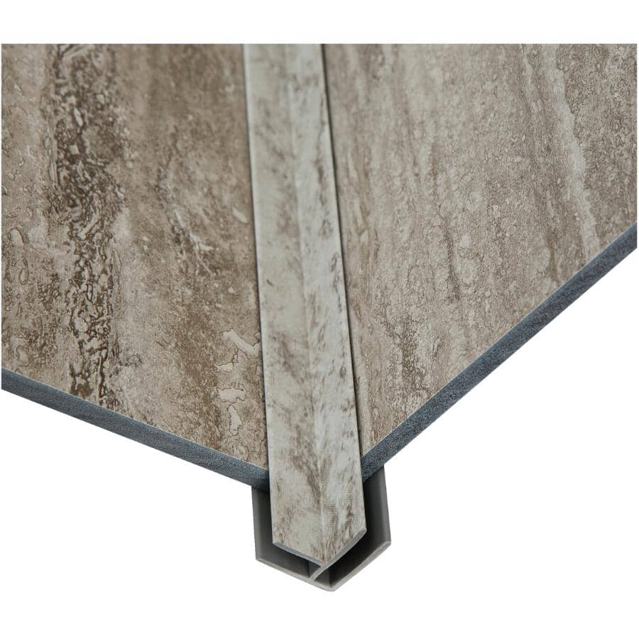 ACOUSTIC CEILING PRODUCTS Palisade Collection PVC Inside Corner Edging ...