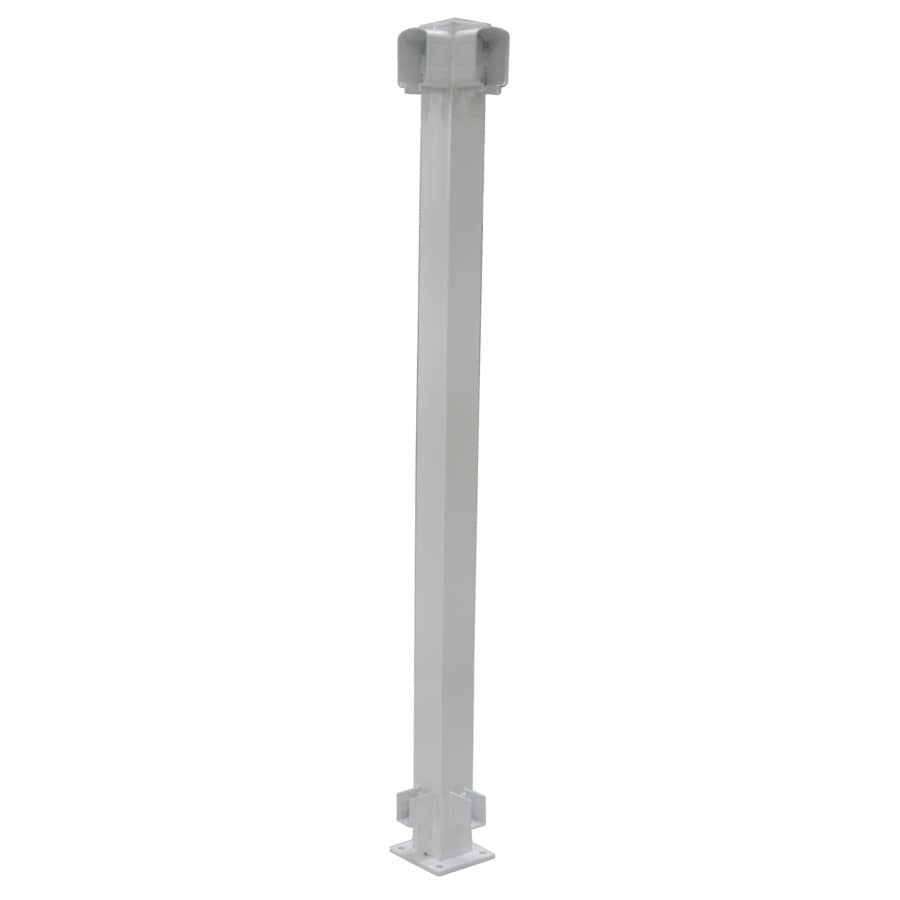 REGAL IDEAS 2-1/4" x 2-1/4" White Aluminum Railing Corner Post | Home ...