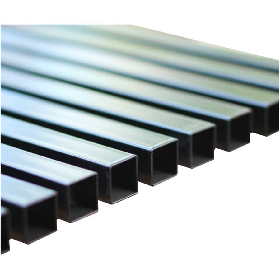 NUVO IRON 26" Square Black Steel Balusters with Connectors | Home Hardware