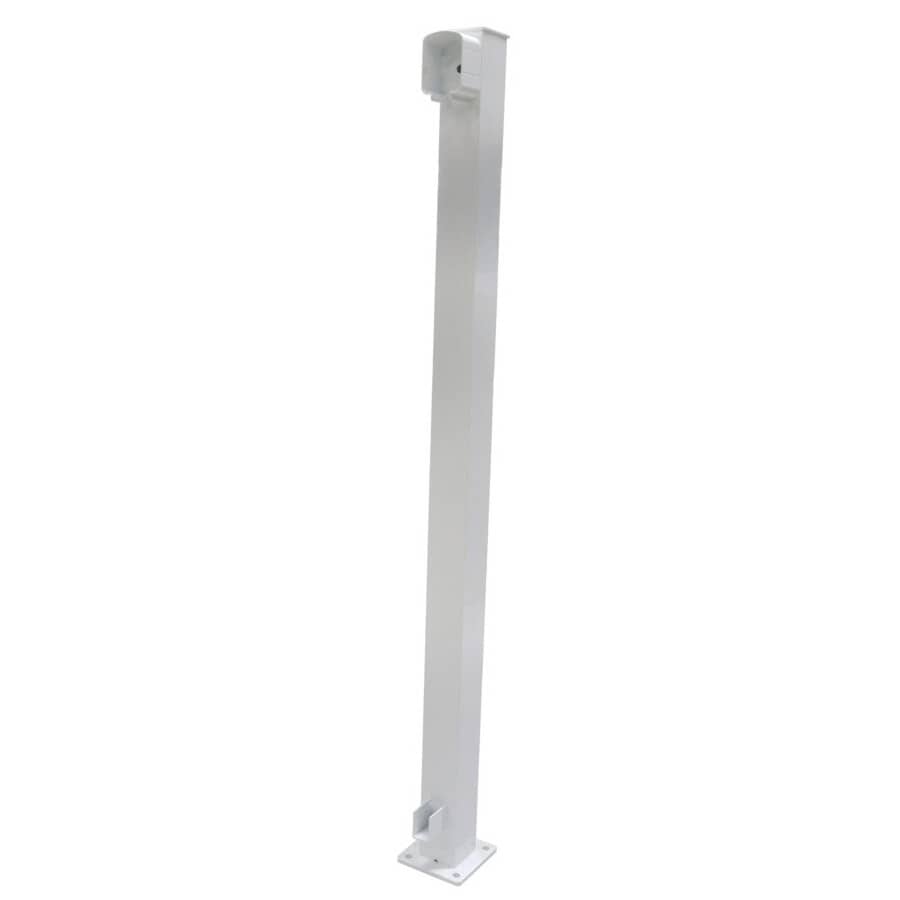 REGAL IDEAS 2-1/4" x 2-1/4" White Aluminum Railing End Post | Home Hardware