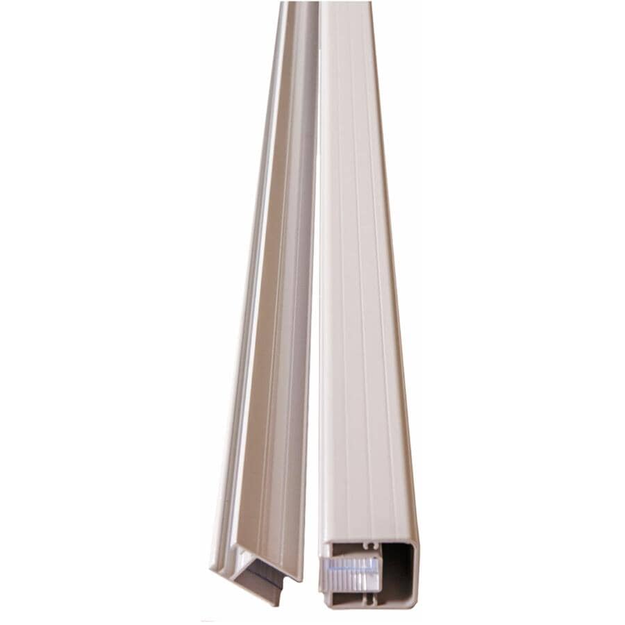 VISTA 6' Stair Rail Package - Gloss White | Home Hardware