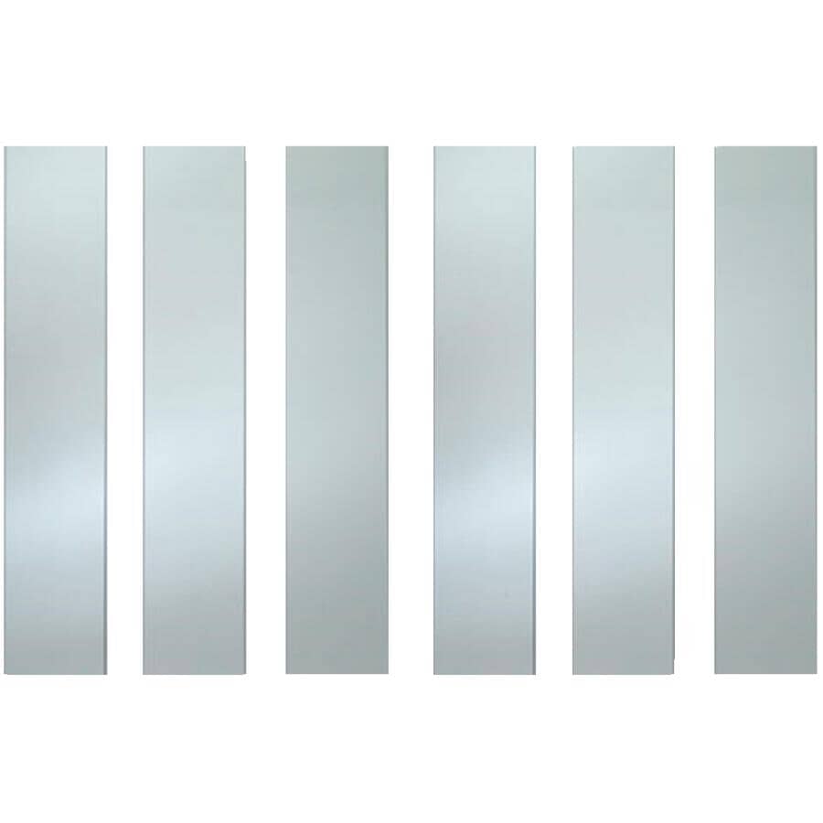 REGAL IDEAS 6 Pack 7-1/4" Tempered Glass, for 6' Aluminum Railing ...