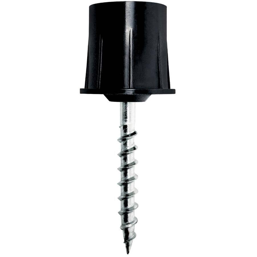 NUVO IRON 32" Round Black Steel Balusters with Connectors | Home Hardware
