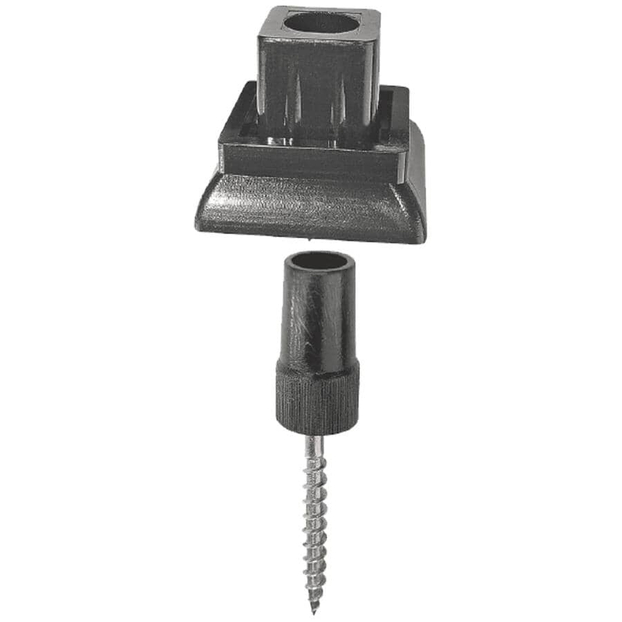 NUVO IRON 32" Square Black Steel Balusters with Connectors | Home Hardware