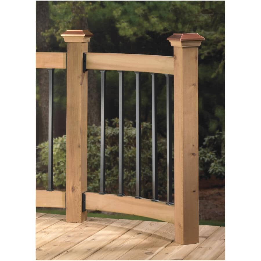 DECKORATORS 26" Estate Black Aluminum Balusters | Home Hardware